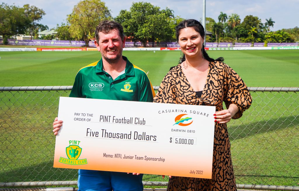Cas sponsors PINT Junior Football Club | Casuarina Square